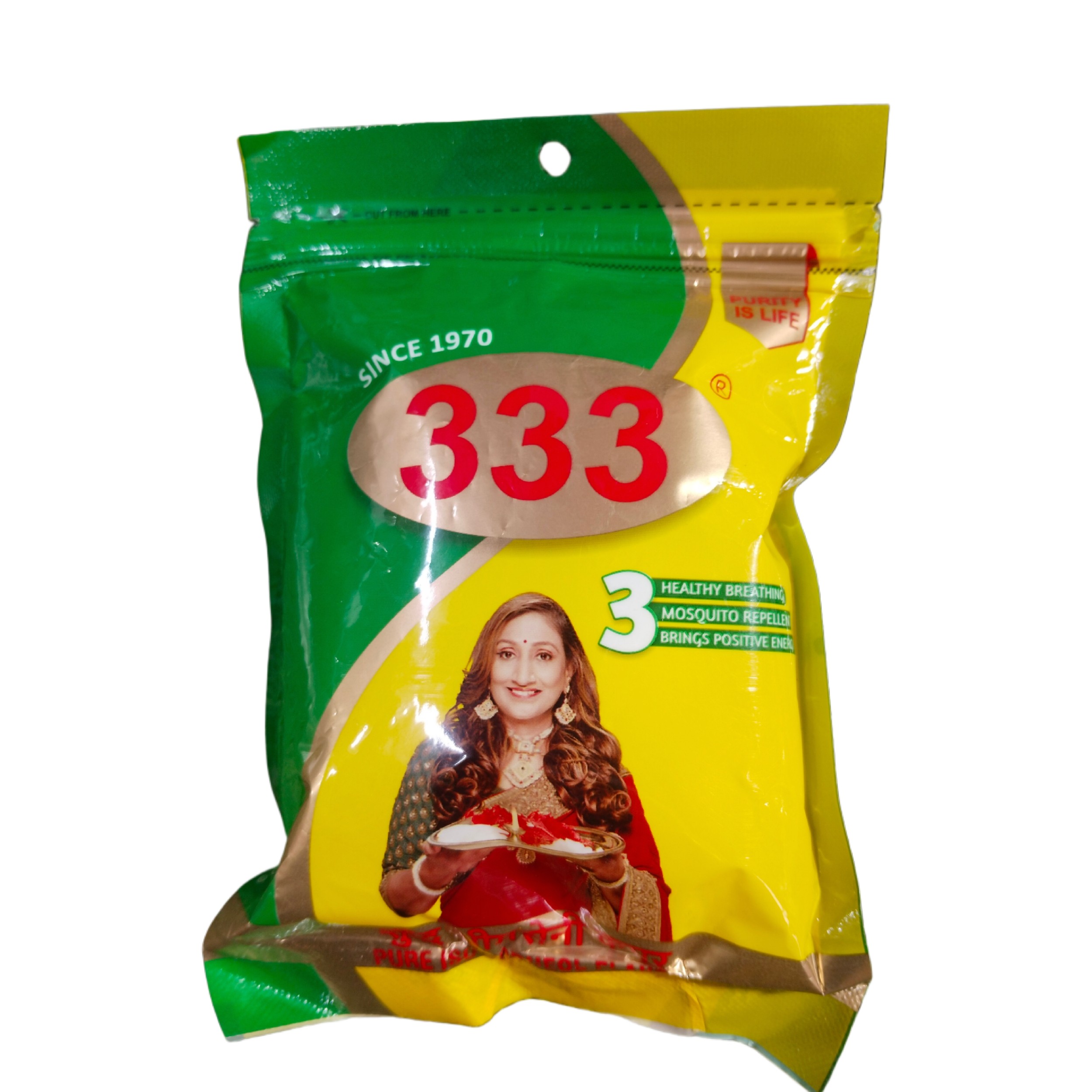 333 Brand Original Bhimsaini Camphor 100g Pouch | Pure Natural Kapoor ...