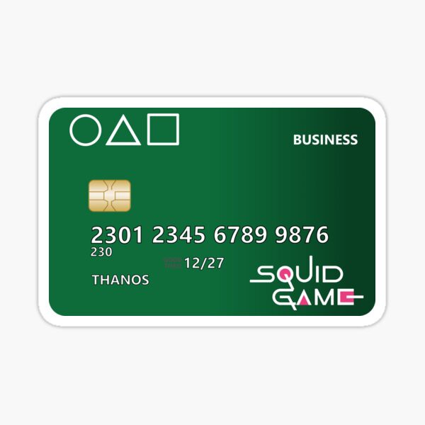 Squid Game ATM Card