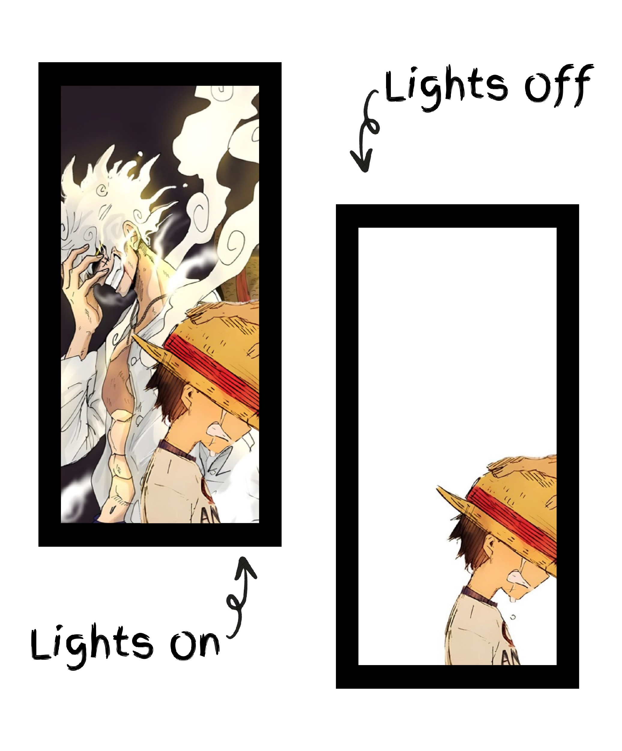 One Piece Anime Light Box